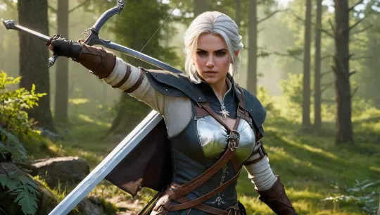 Cirilla: The Witcher's Icon